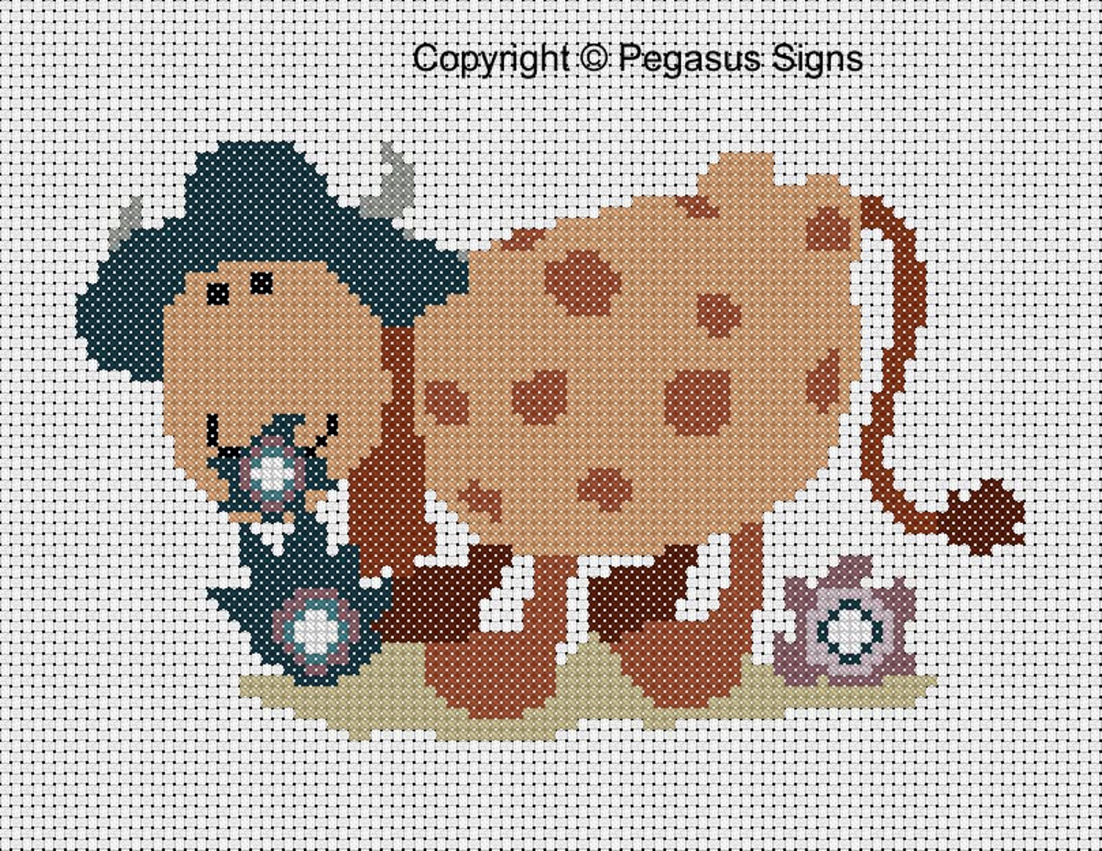 Ermentrude Magic Roundabout Cross Stitch Pattern Only PDF/JPEG | Etsy