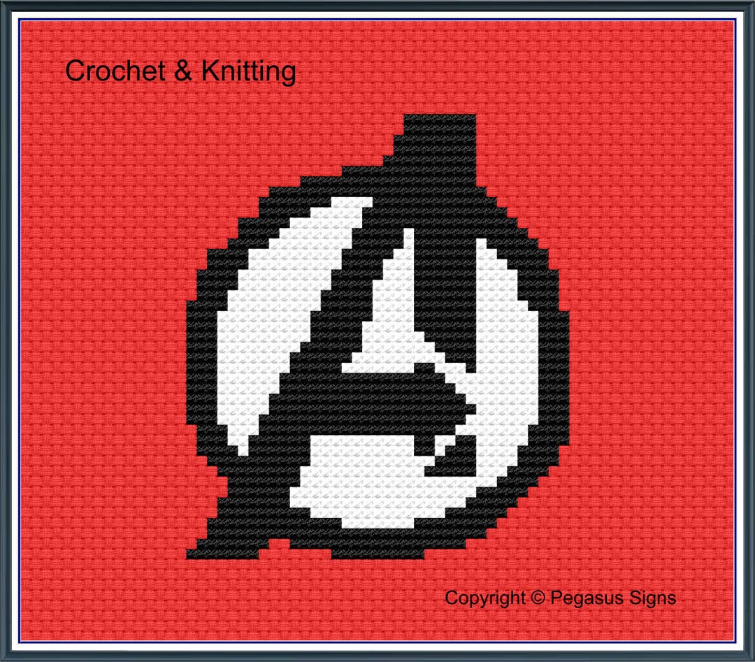 Avengers Logo Crochet & Knitting Chart Only PDF/JPEG Files - Movie ...
