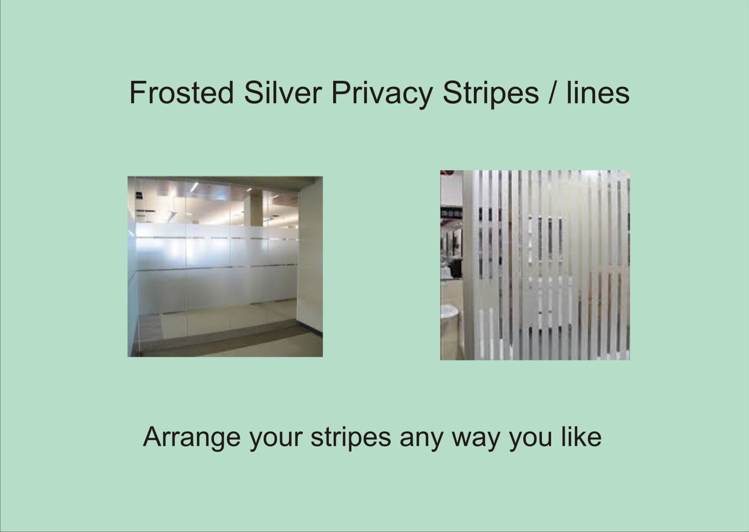 Frosted Stripes or Lines X 5 M 10 M or 20 M Lengths Glass - Etsy