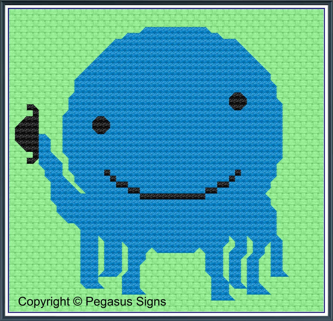 Oswald Cross Stitch Pattern Only PDF/JPEG Files - Cartoon, Kids TV ...