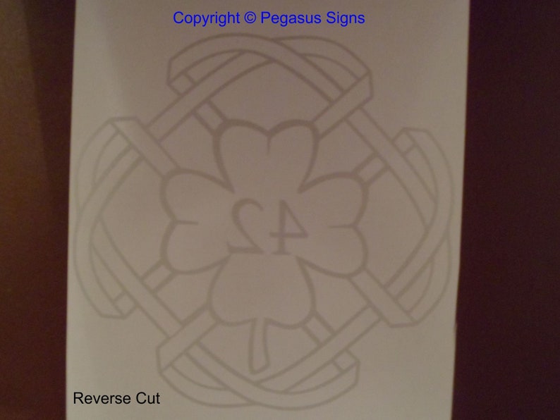 Frosted House Number A4 for Glass Window/door Decal Clover - Etsy