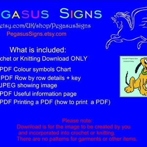 Peppa Pig and Family Crochet & Knitting Chart Only PDF/JPEG Files ...