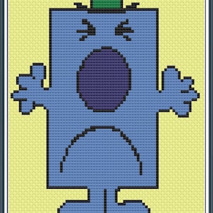 Mr Grumpy Cross Stitch - Etsy