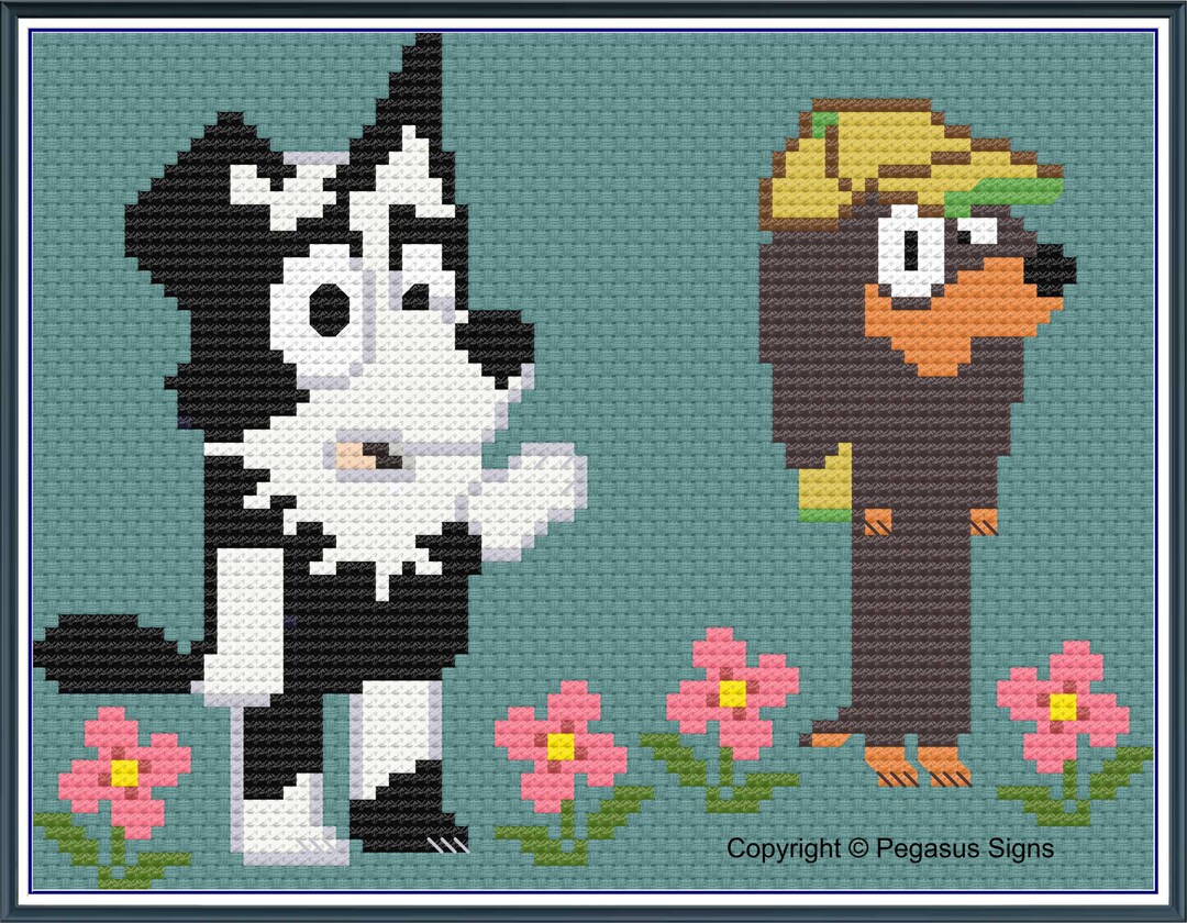 Mackenzie and Snickers Dogs Cross Stitch Pattern Only PDF/JPEG Files ...