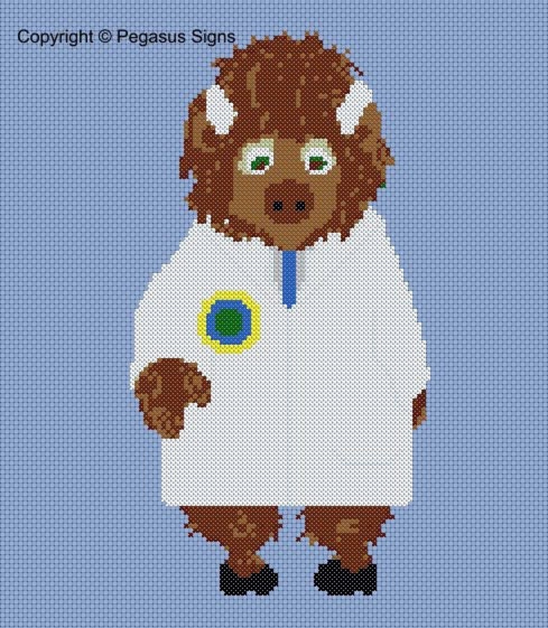 Professor Buffo Cross Stitch Pattern Only pdf Jpg Files Kids TV ...