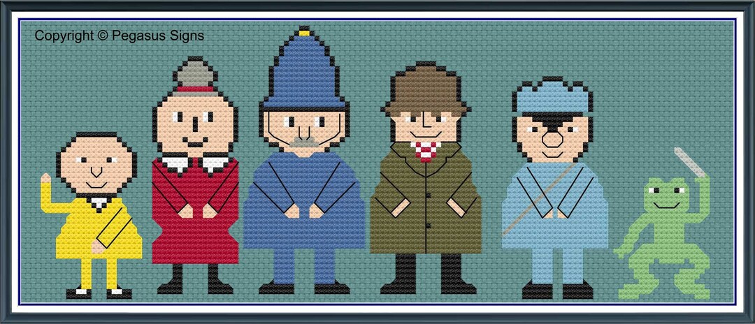 Bod and Friends Cross Stitch Pattern Only PDF/JPEG Files - Kidstv ...