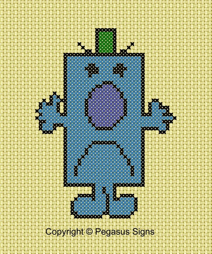 Mr Grumpy Cross Stitch Pattern Only PDF/JPEG Files Kids Book | Etsy