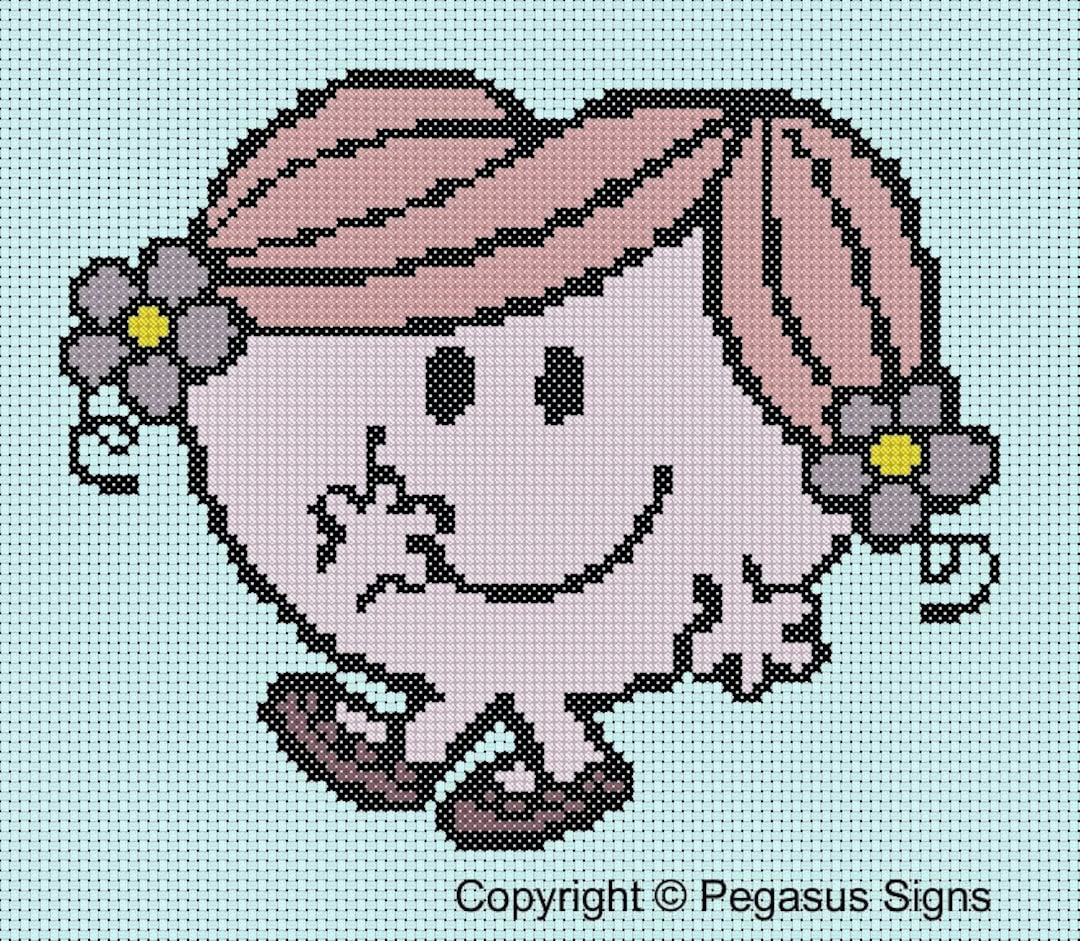 Little Miss Hug Cross Stitch Pattern Only PDF/JPEG Files - Kids Book ...