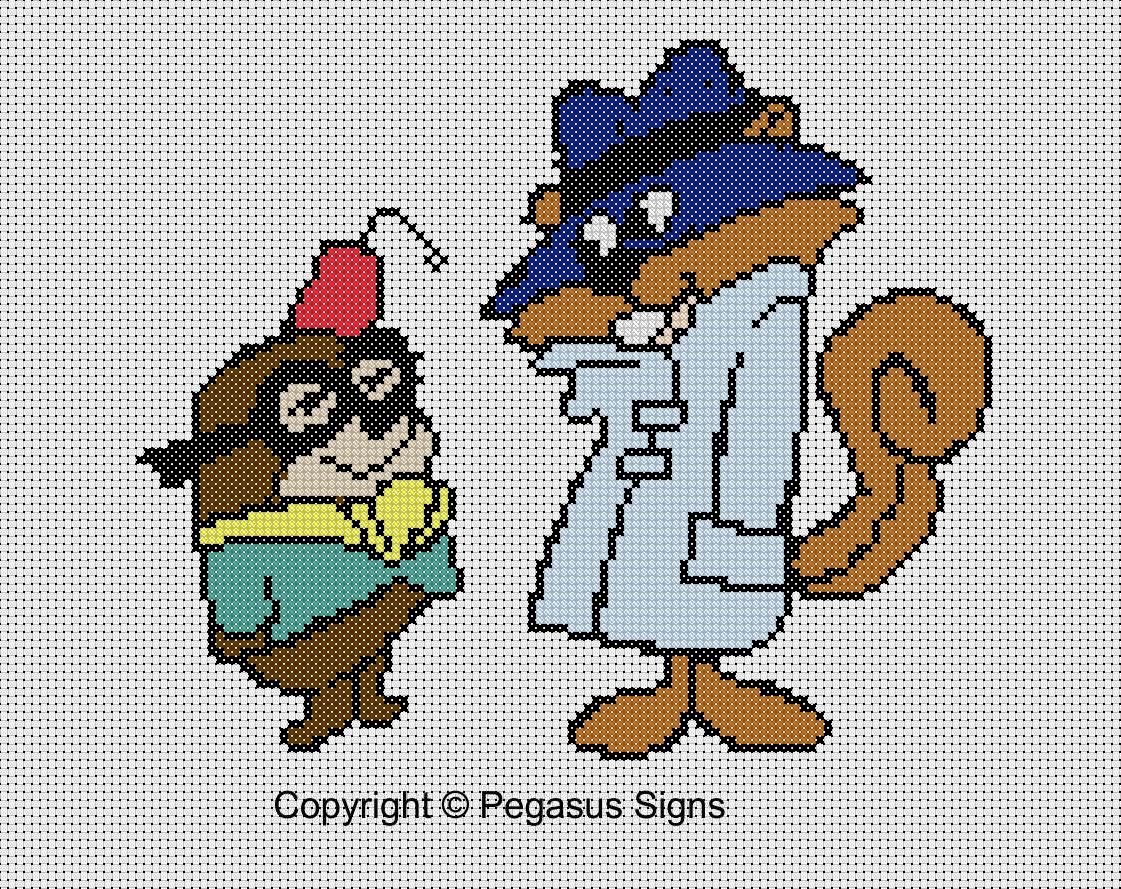 Secret Squirrel Morocco Mole Cross Stitch Pattern Only pdf - Etsy