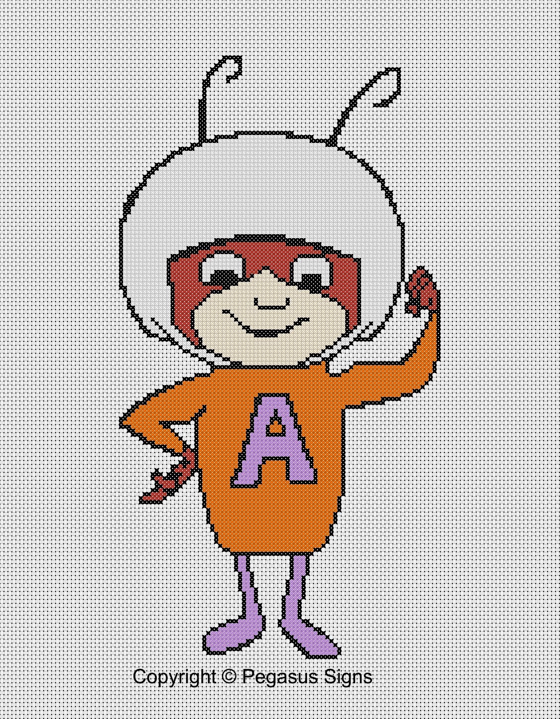 Atom Ant Cross Stitch Pattern Only pdf Jpg Files Tv Retro Cartoon Fun ...