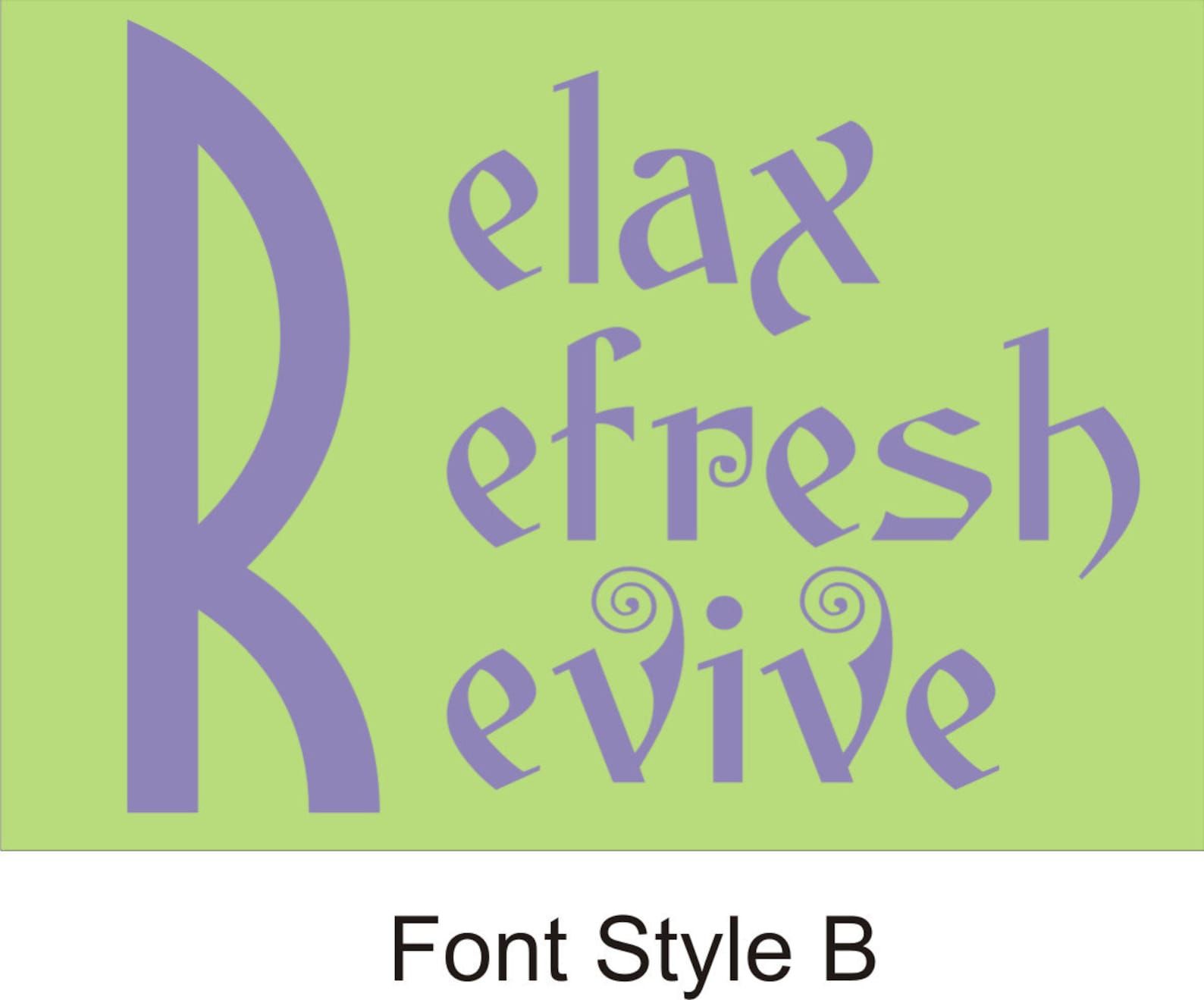 Relax Refresh Revive Wall Art Quote 3 Sizes Wall Decor - Etsy