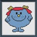 Little Miss Giggles Cross Stitch Pattern – Mr Men Kids Character (PDF ...
