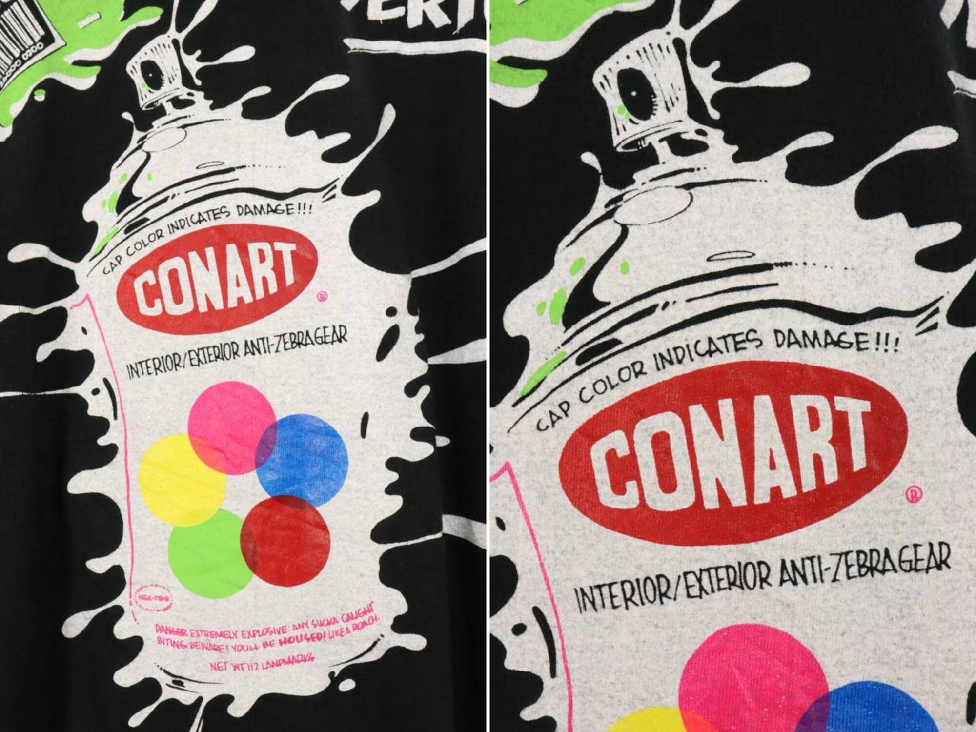 Vintage 90's OG Conart Graffiti Spray Can Jungle Green Shirt - Etsy