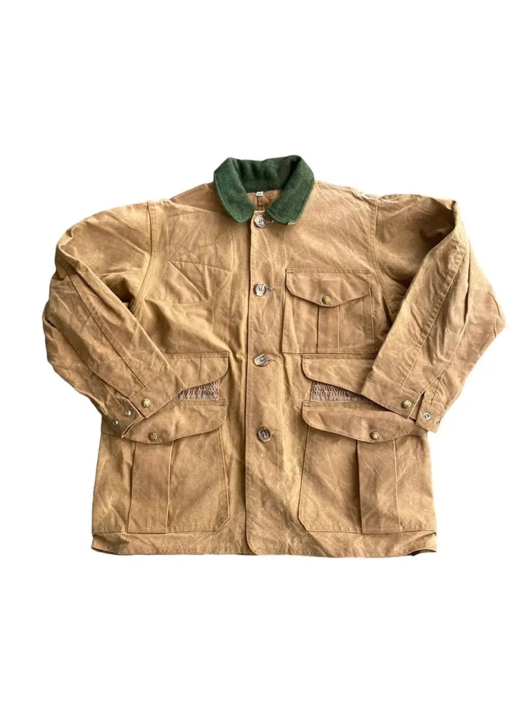 Vintage Filson Waxed Canvas Hunting Tin Cloth Jacket - Etsy