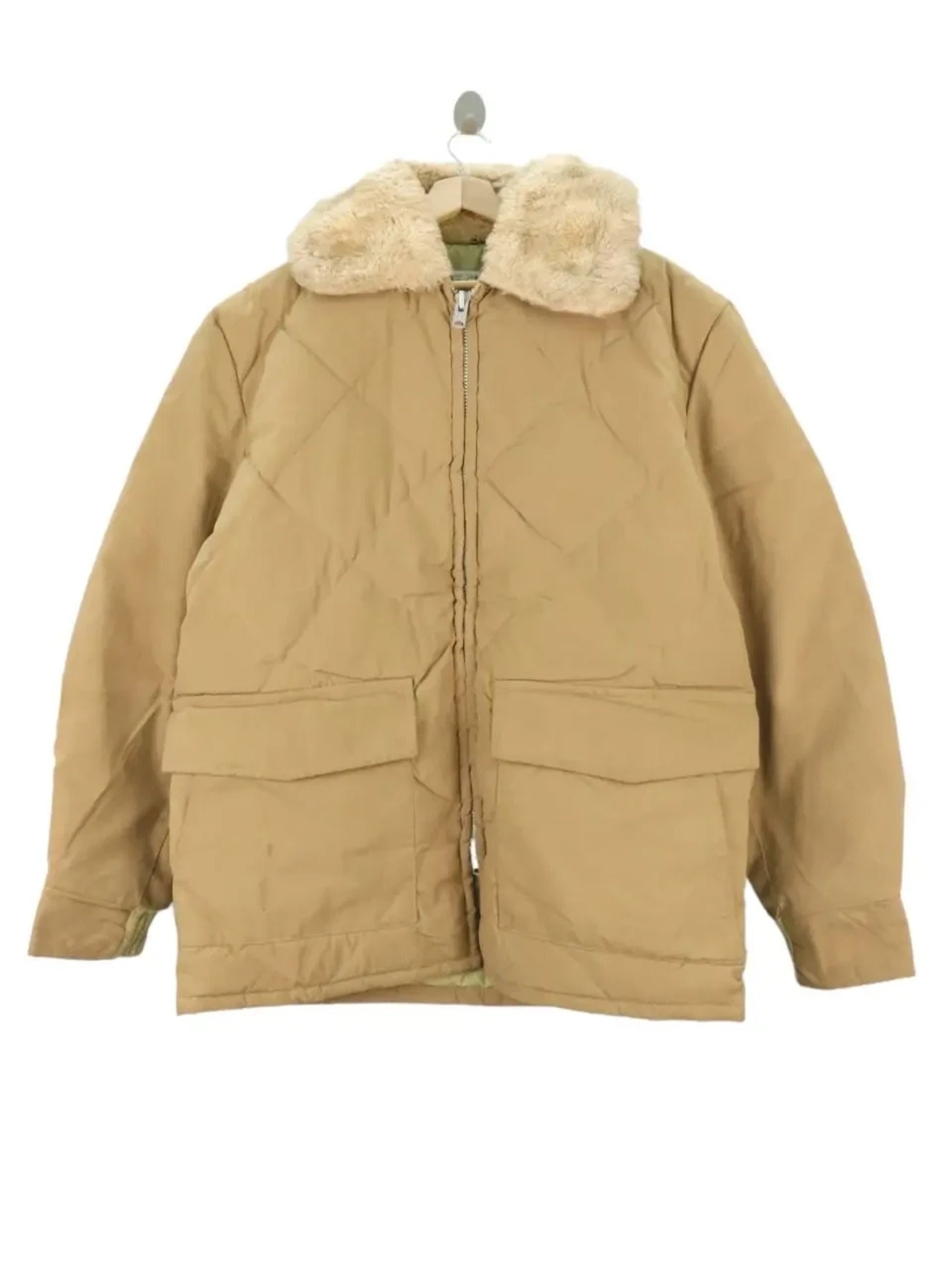 Schott Goose Down Quilted Jacket - Etsy
