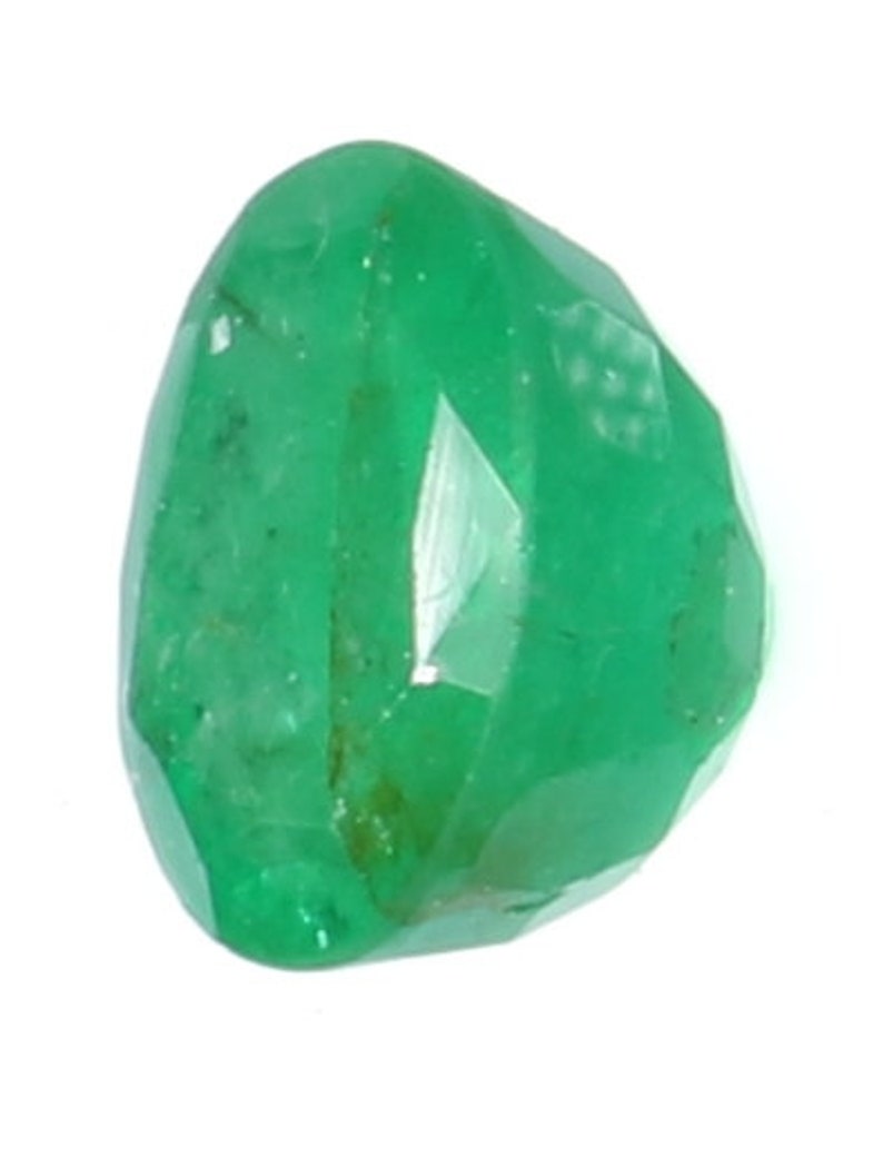 1.08 Ct. Green Translucent Emerald - Oval Facetted - IJGC Certified - Etsy
