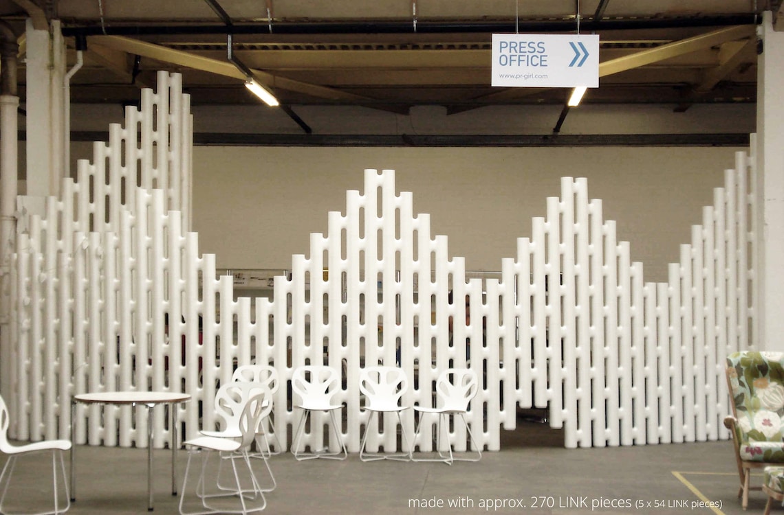 Room Divider Privacy Screen Partition Wall 40 LINK Units - Etsy