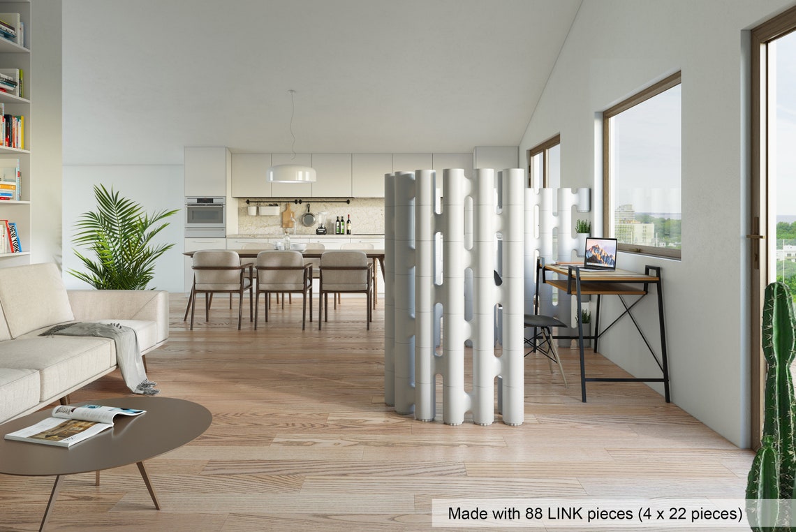 Room Divider Privacy Screen Partition Wall 40 LINK Units - Etsy