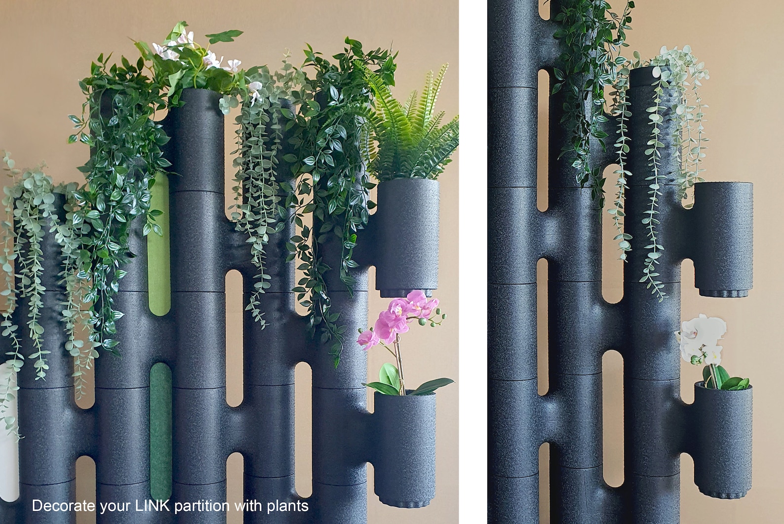 Sound Absorbing Partition System, Freestanding Room Divider and Privacy ...