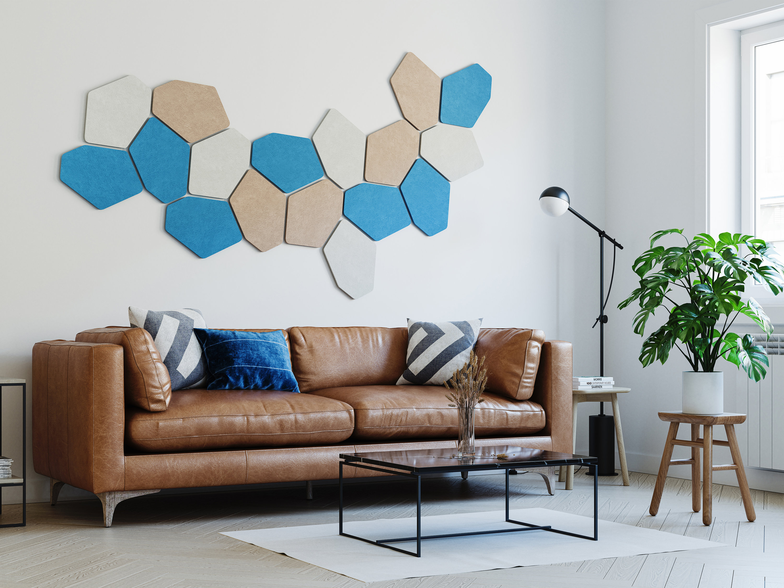 Decorative Soundproofing Wall Panels | 6 Pack | Sound Absorbing Wall ...