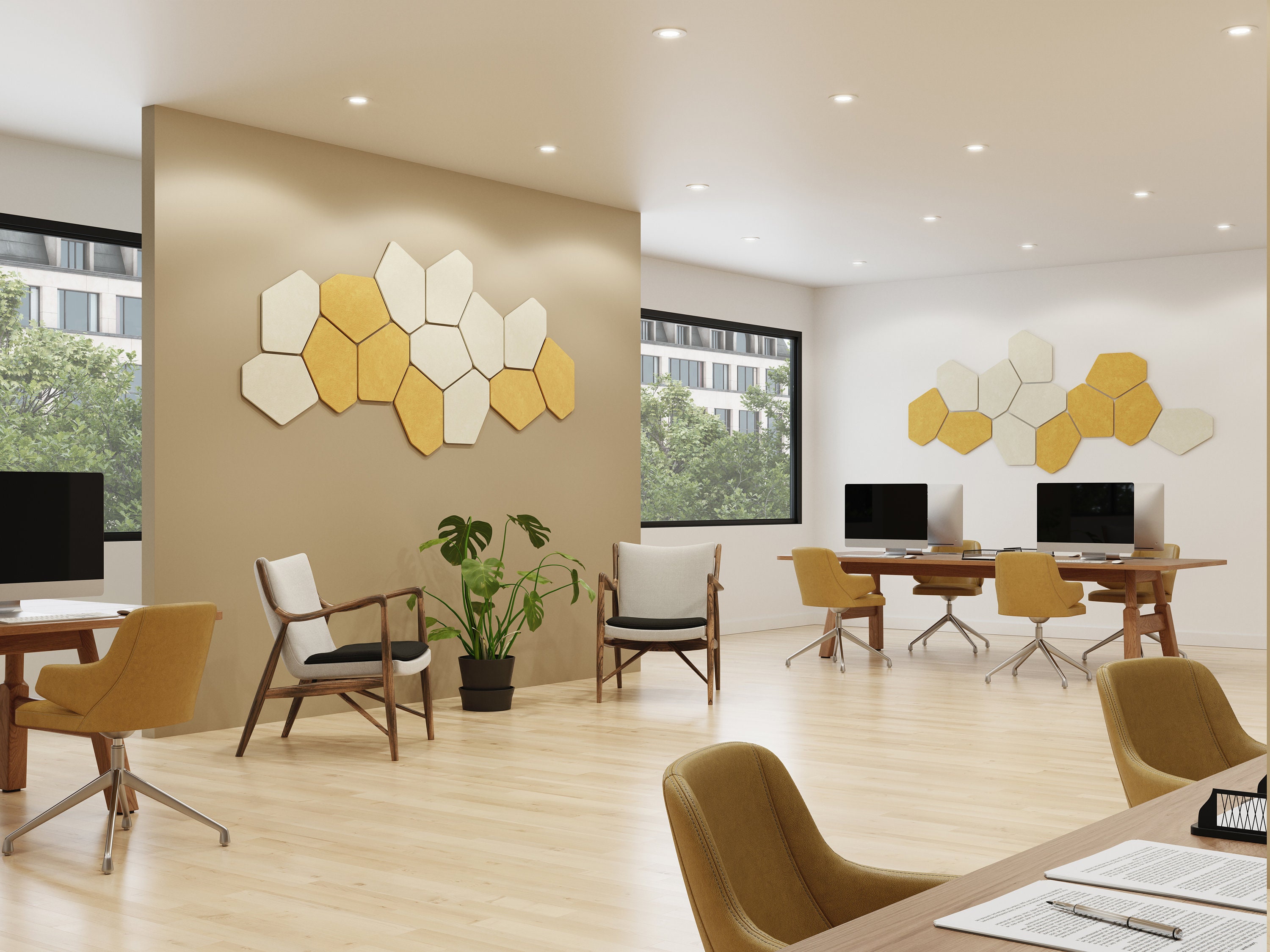 Decorative Soundproofing Wall Panels | 6 Pack | Sound Absorbing Wall ...