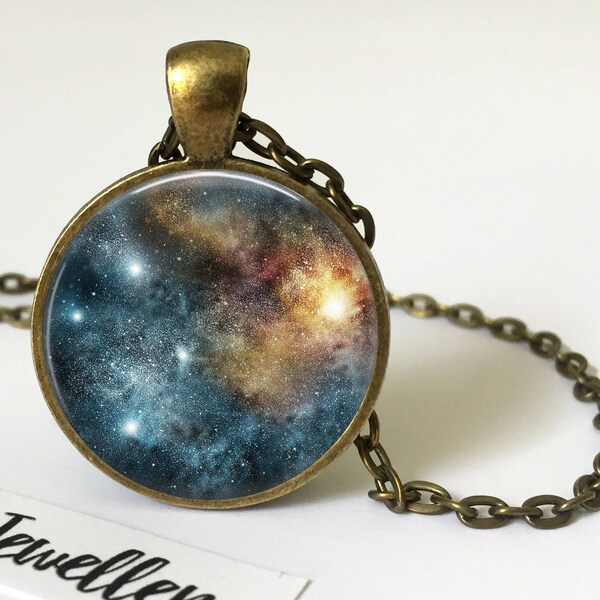 Galaxy Pendant - Etsy UK