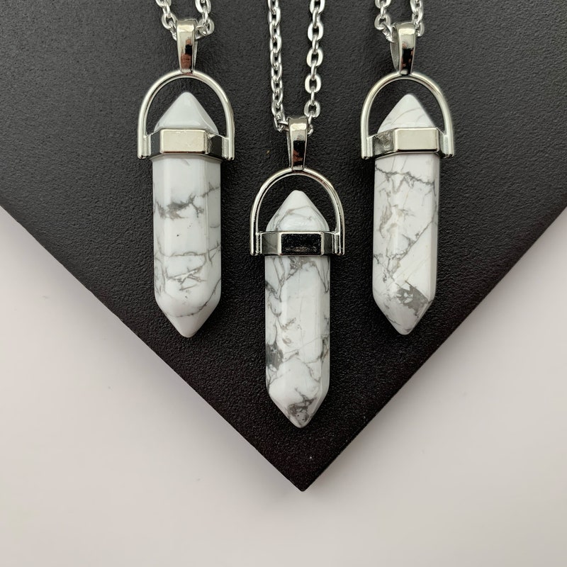 Howlite Crystal - Etsy