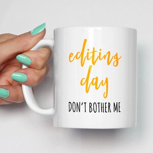 Editing Day Mug Gift for Photographer Video Blogger - Etsy UK