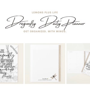 2024 Dragonfly Daily Planner, Dragonfly Poem, Undated Planner, Start ...