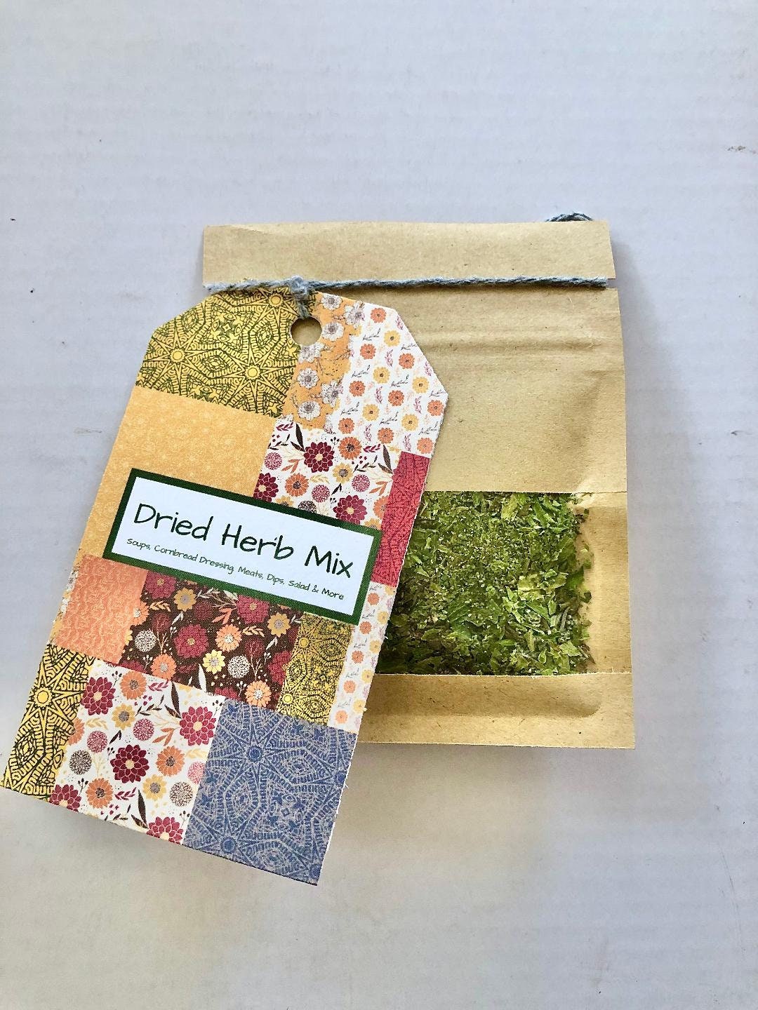 Dried Herb Mix, Dried Herbs Gift Packet, Sage, Celergy Leaf, Rosemary ...