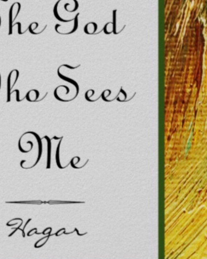 Print The God Who Sees Me Oil Texture, Religious, Hagar, Bible Verse ...