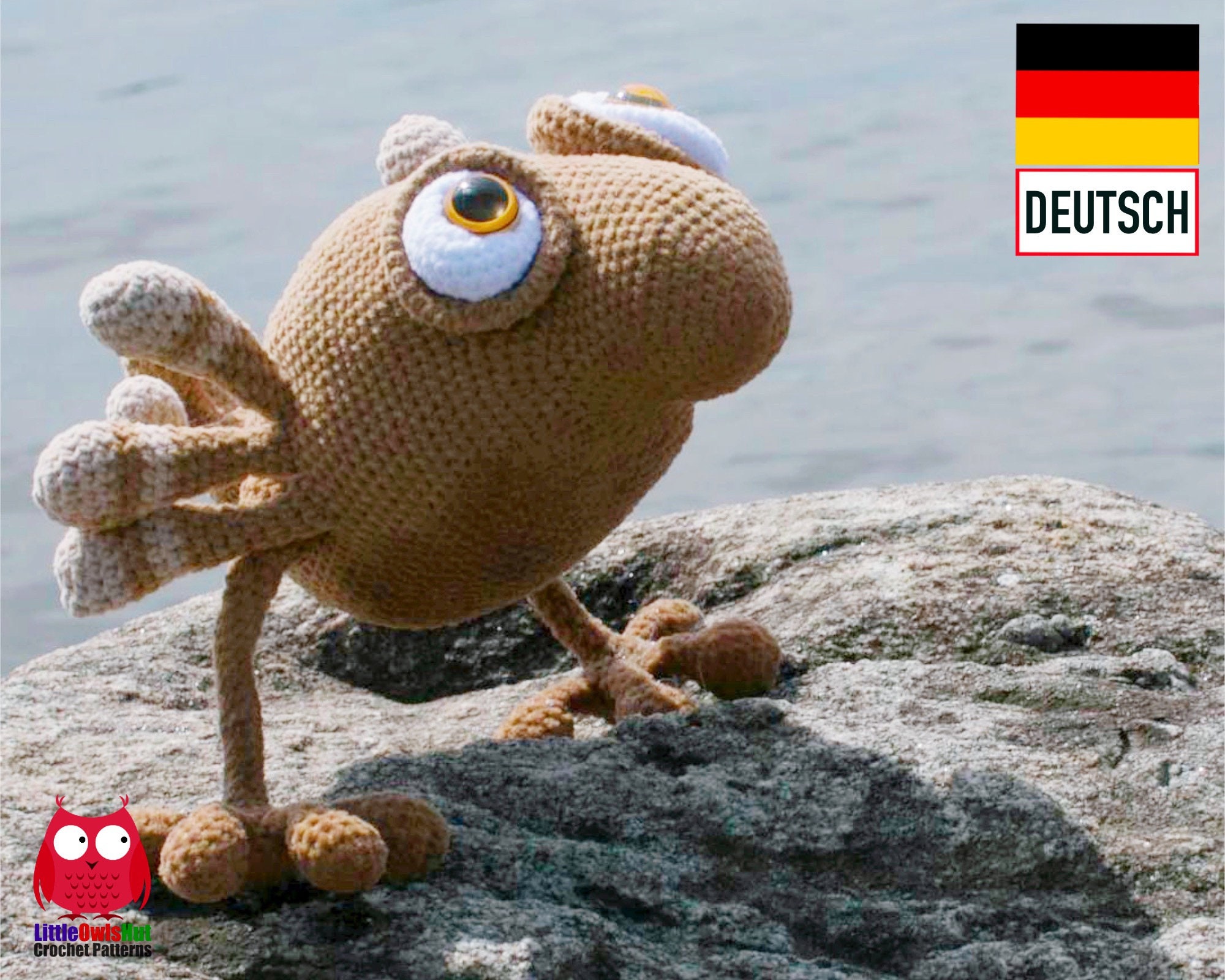 211DE Häkelanleitung Spatz Konstantin Amigurumi PDF Pertseva - Etsy.de