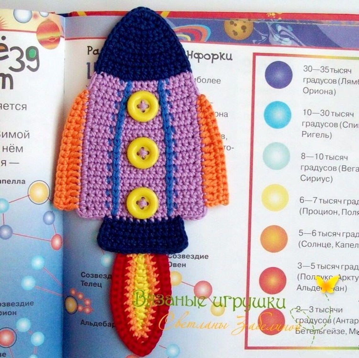 074DE Häkelanleitung Rakette Lesezeichen Hausdeko PDF - Etsy.de