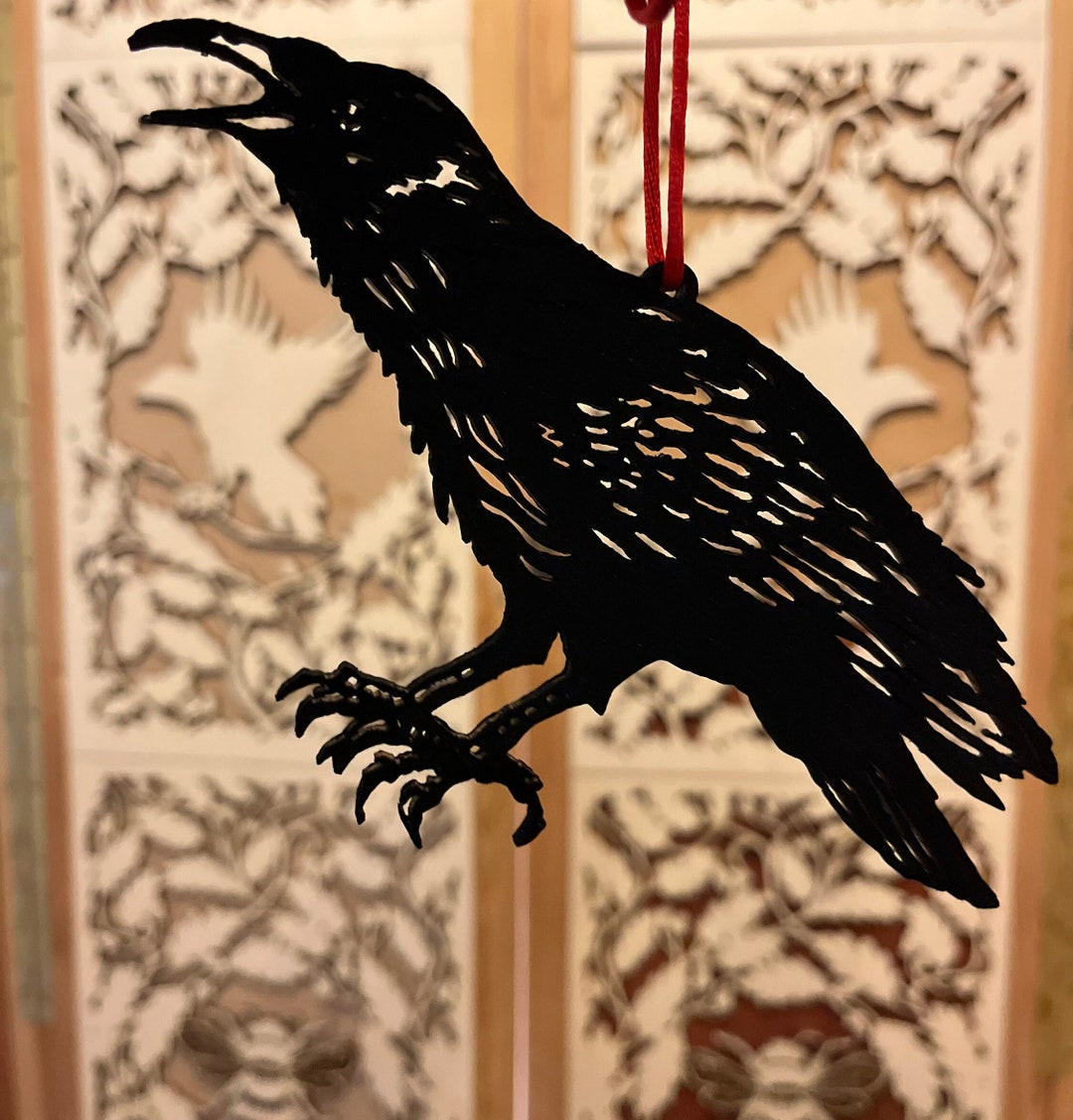 Wooden Raven Cutout - Etsy