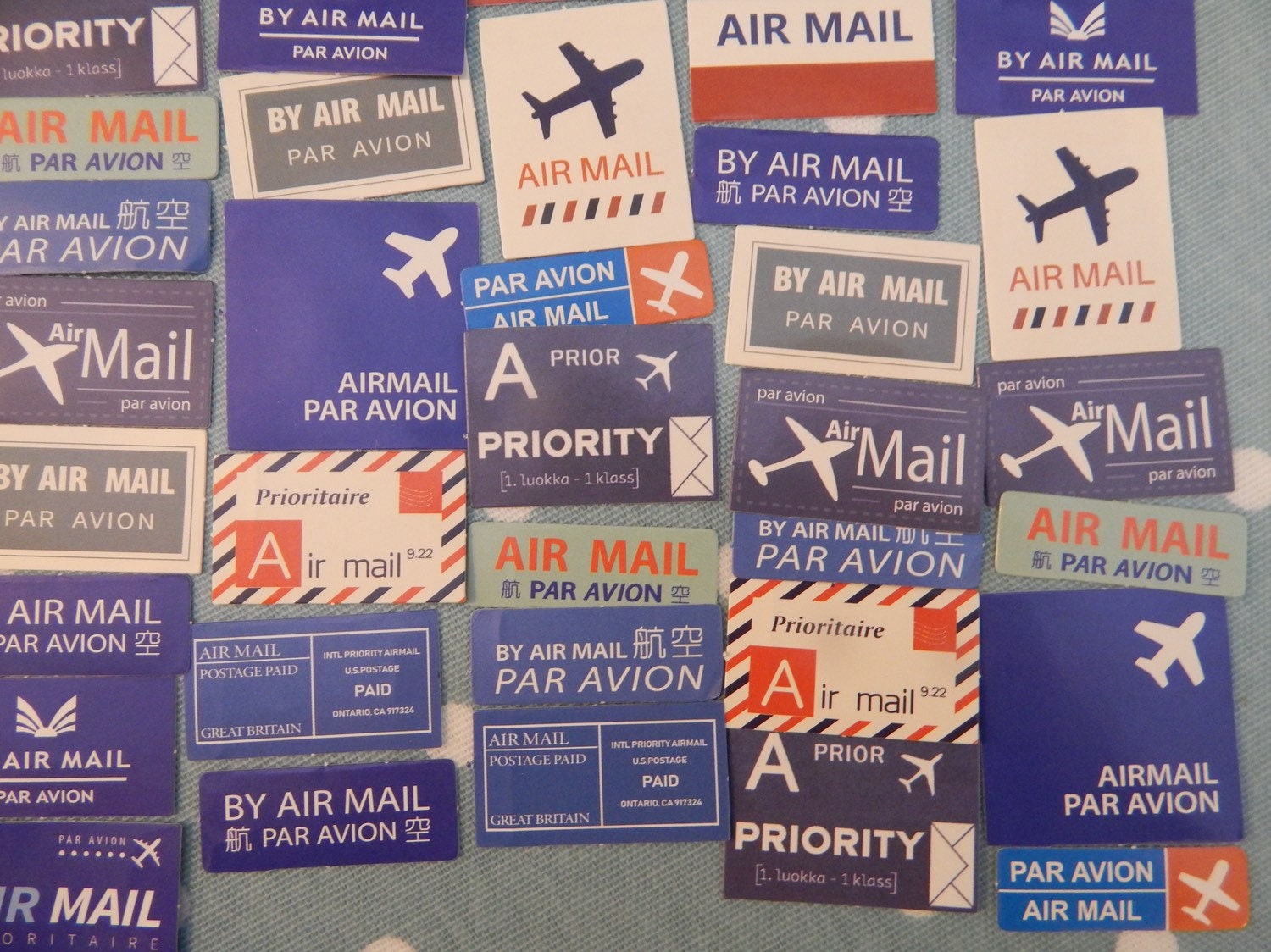 Airmail Stickers