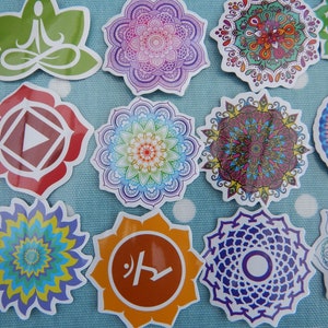Mandala Stickers. Assorted Pack of 24 - Etsy UK