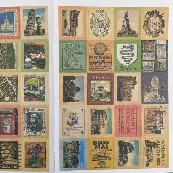 Vintage Stickers - Etsy