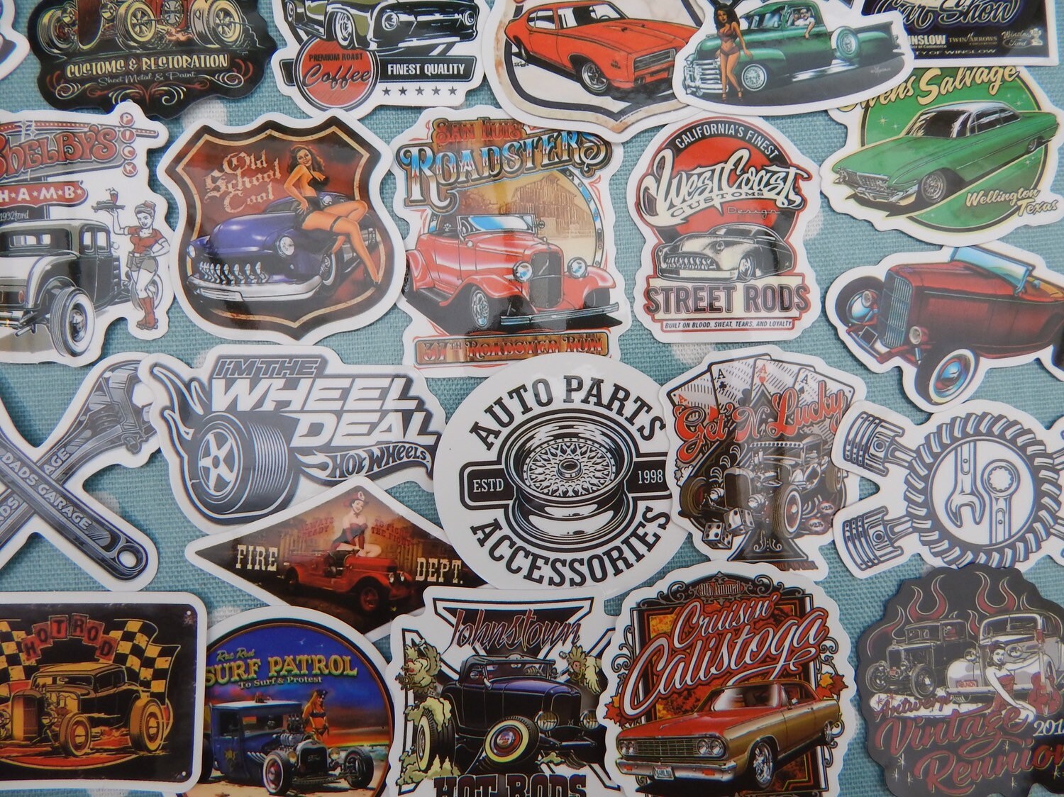 Hot Rod Pin up girl vintage garage sign style retro stickers | Etsy