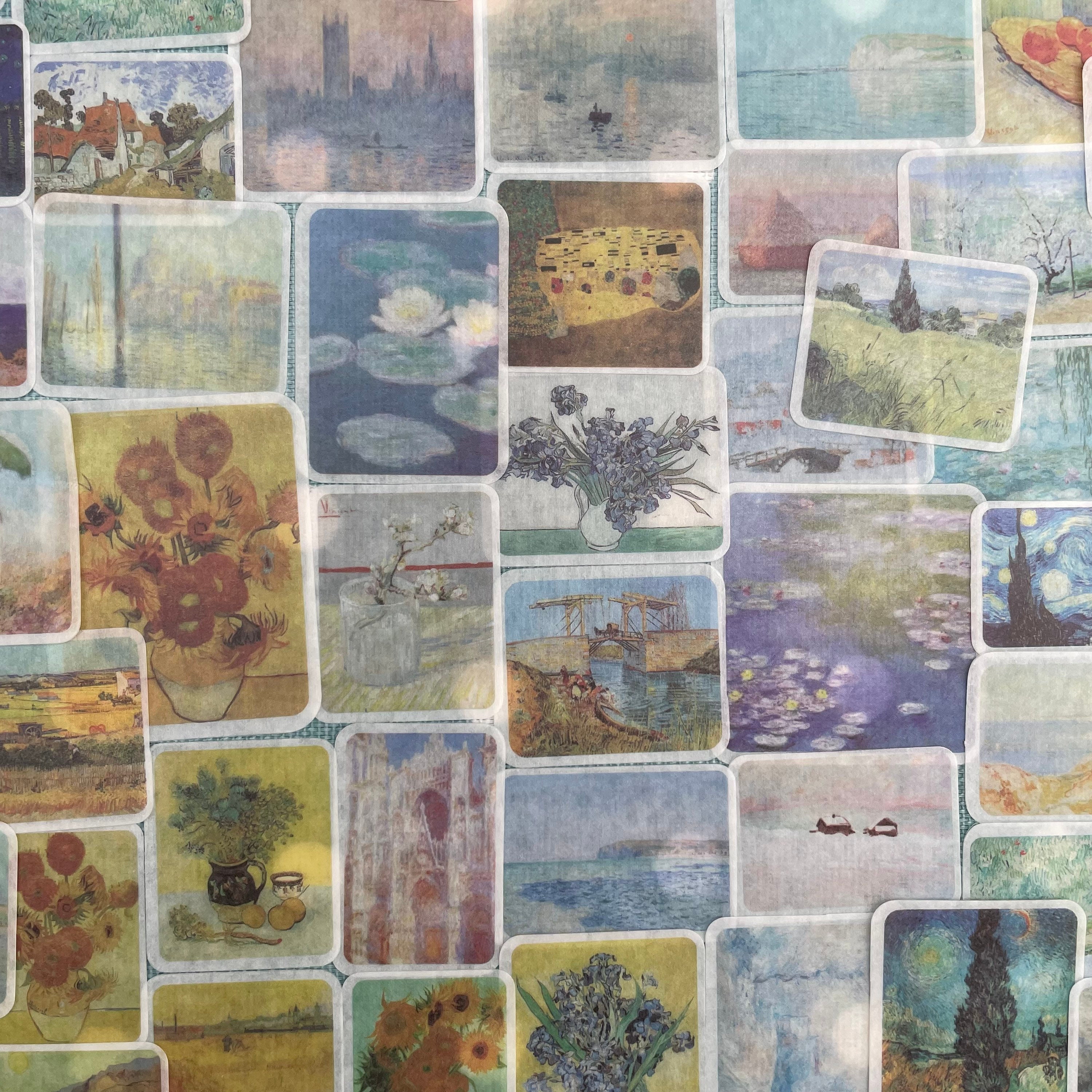 Impressionist Classical Watercolour Art Themed Stickers | Etsy