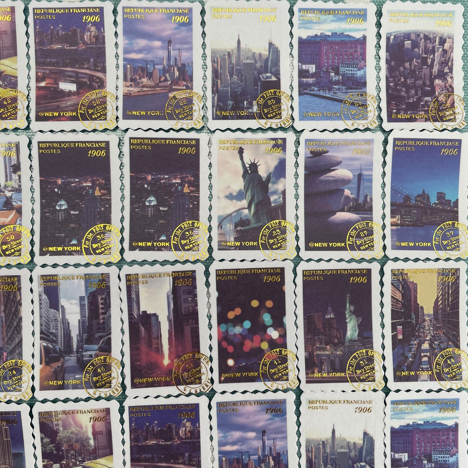 Paris Briefmarken Reisesticker 60er Pack - Etsy.de