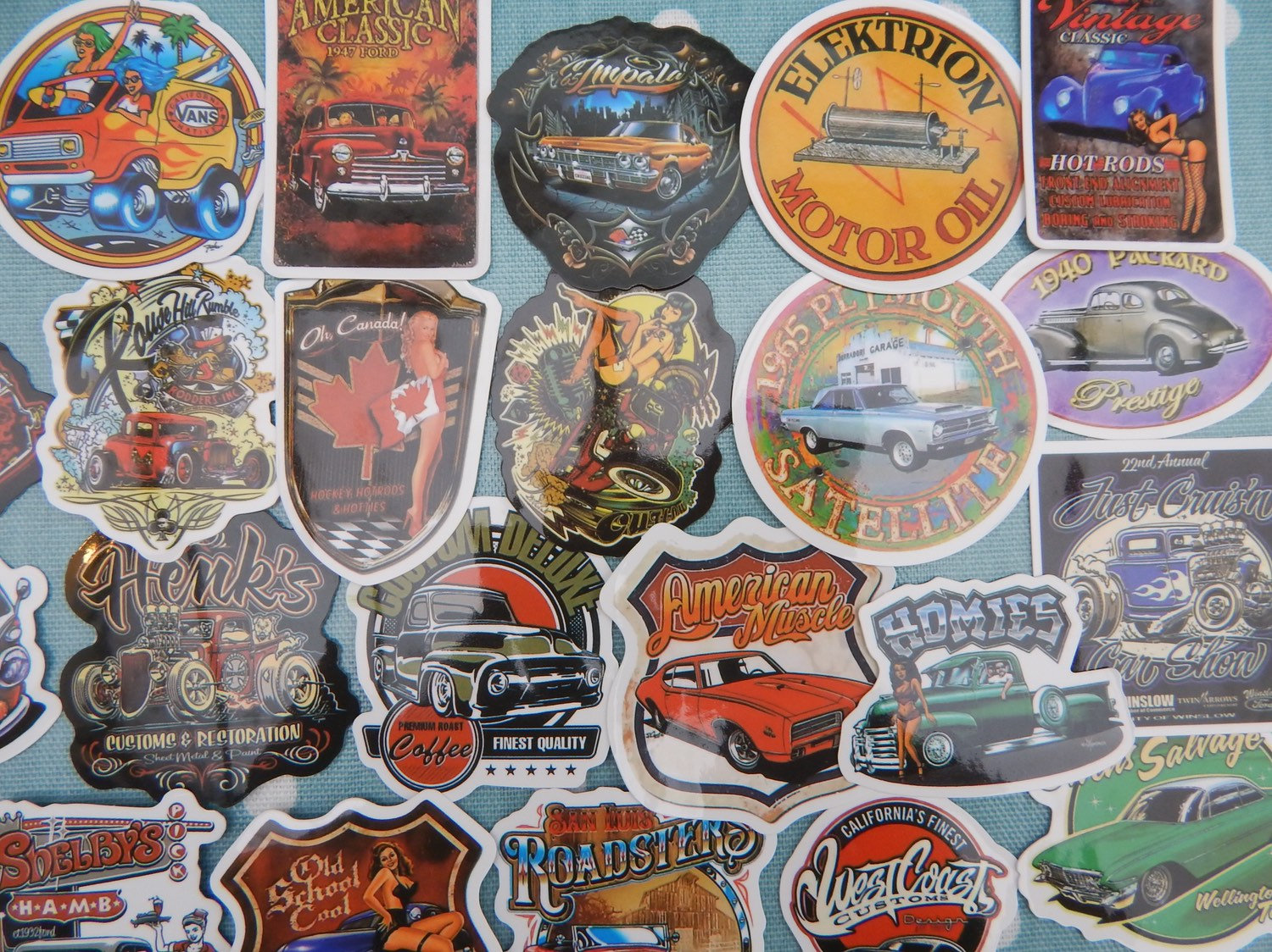 Hot Rod Pin up girl vintage garage sign style retro stickers | Etsy