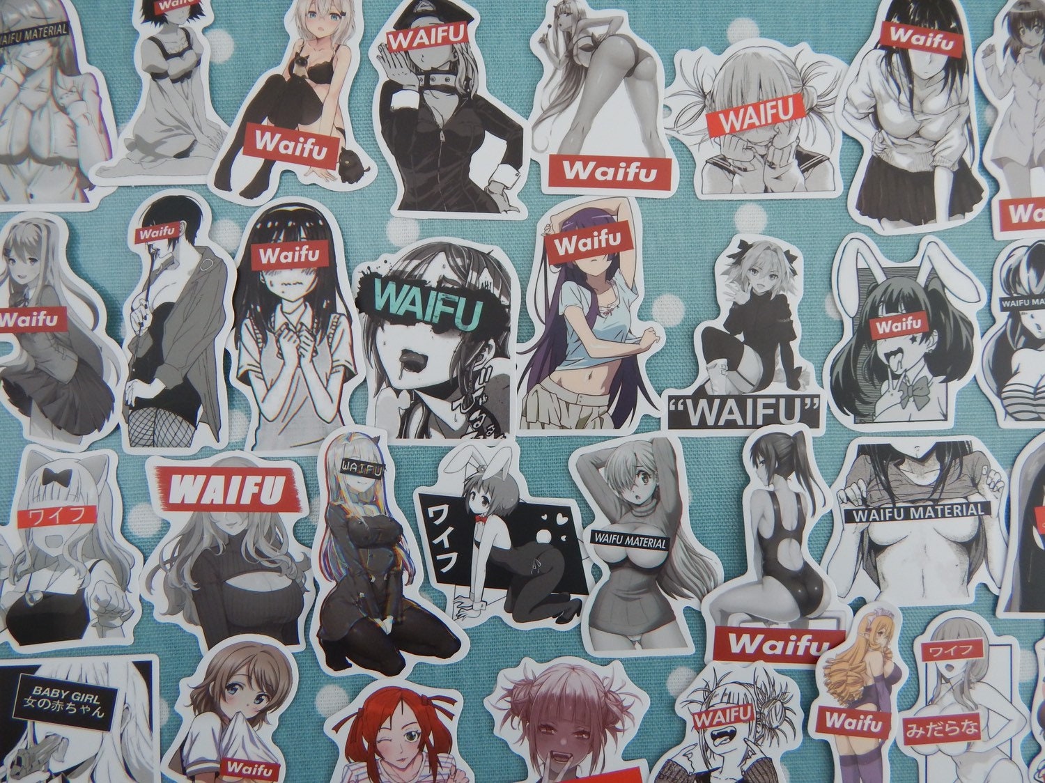 Hentai Anime Manga Stickers Assorted Pack Of 50 Etsy