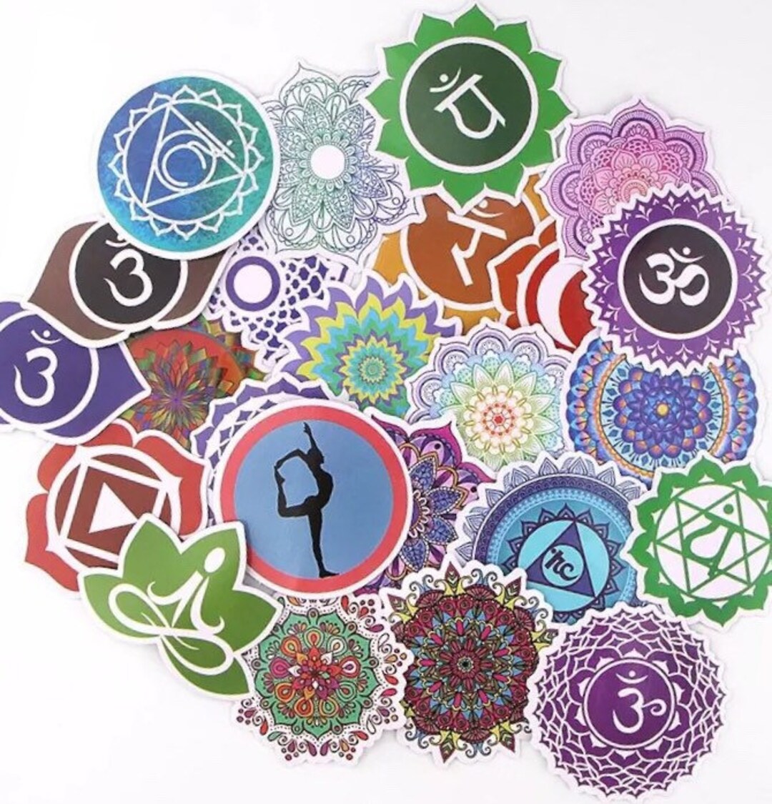 Mandala Stickers. Assorted Pack of 24 - Etsy UK