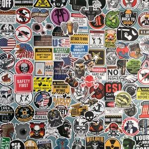 Men at Work, Funny Workplace Safety Stickers Assorted Pack of 100 - Etsy