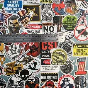 Men at Work Funny Workplace Safety Stickers Assorted Pack of | Etsy