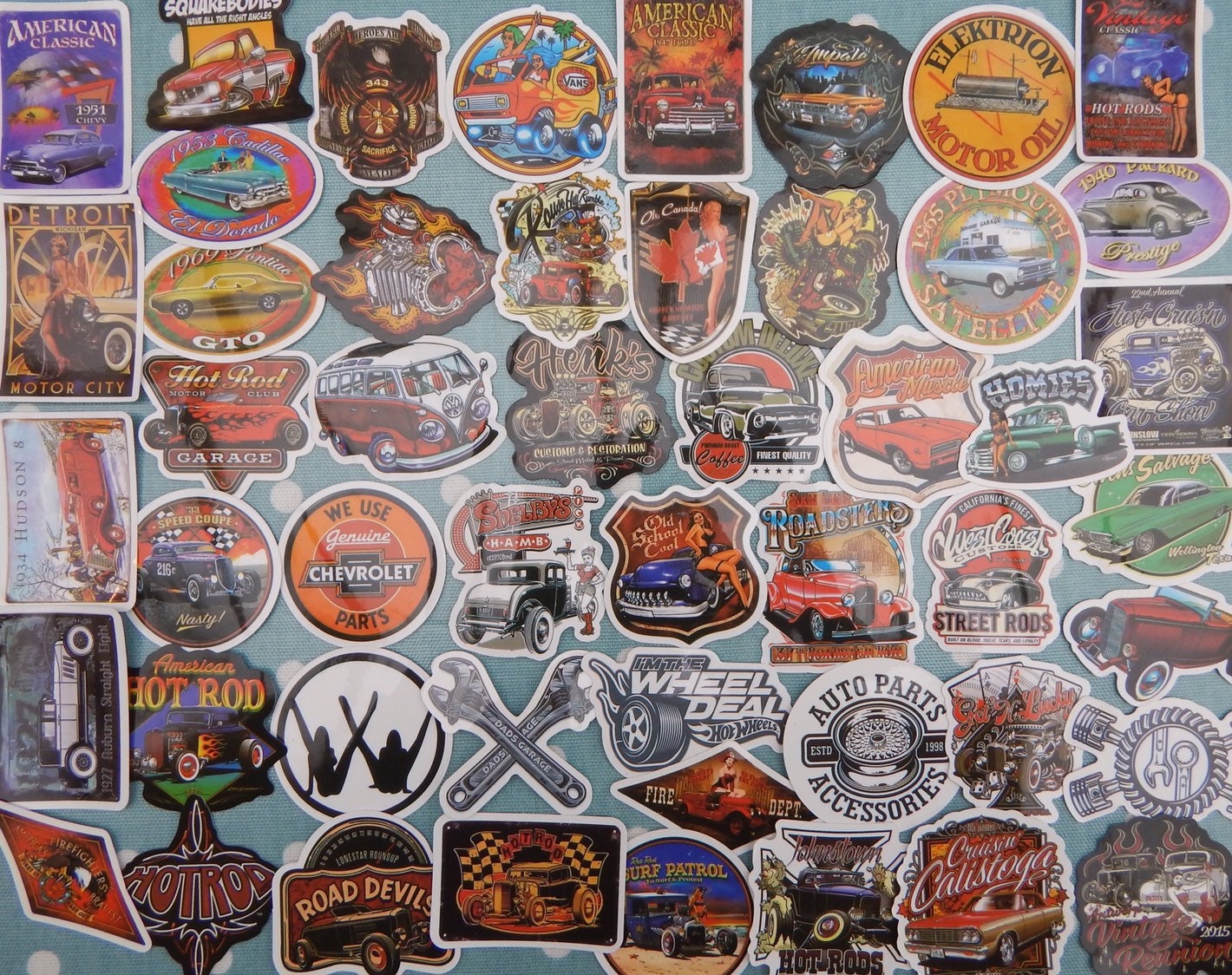 Hot Rod Pin up girl vintage garage sign style retro stickers | Etsy