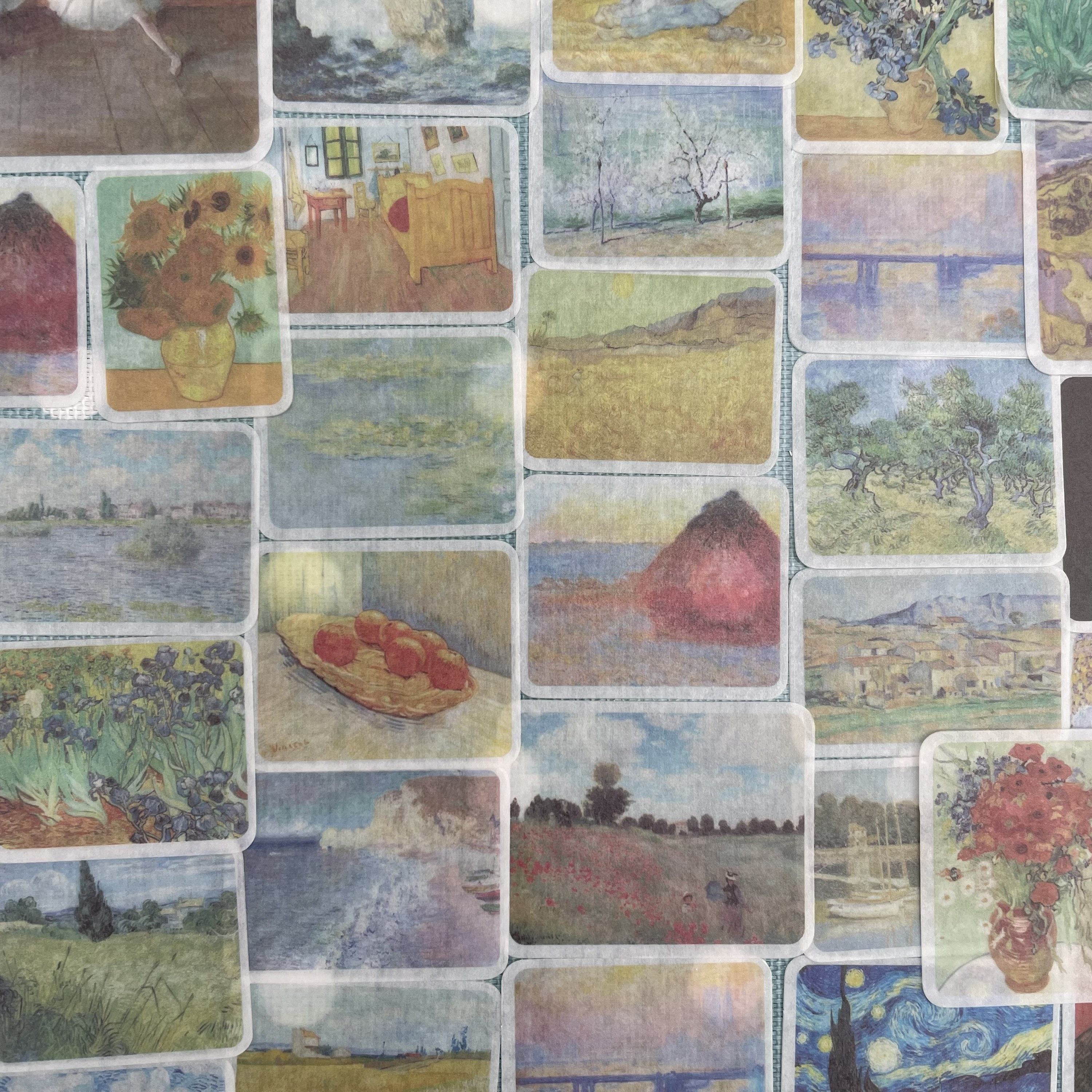 Impressionist Classical Watercolour Art Themed Stickers | Etsy