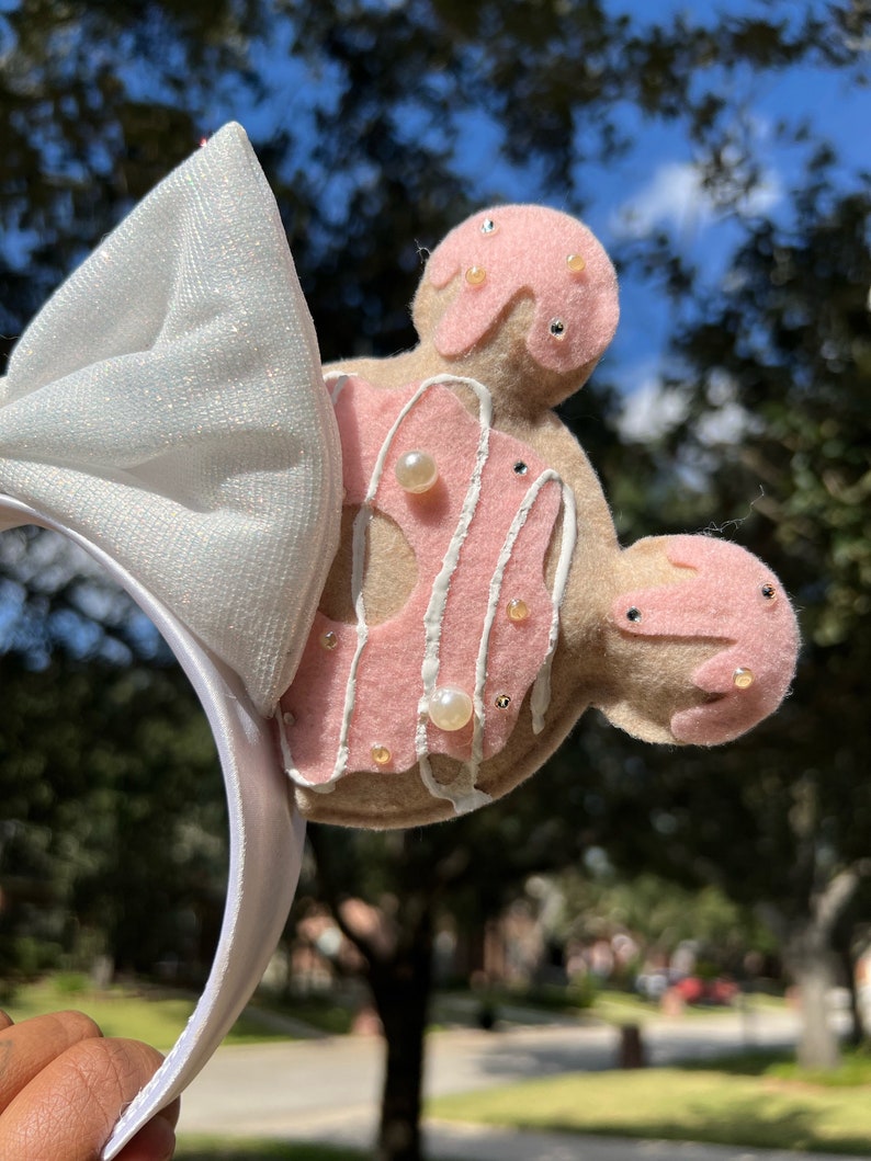 Pink Icing Donut Mouse Ears - Etsy