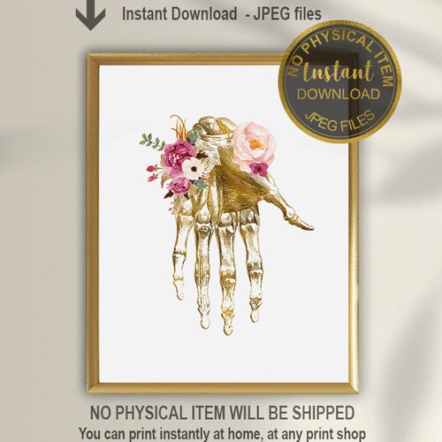 Human Hand Anatomy Poster Orthopedic Office Wall Art - Etsy