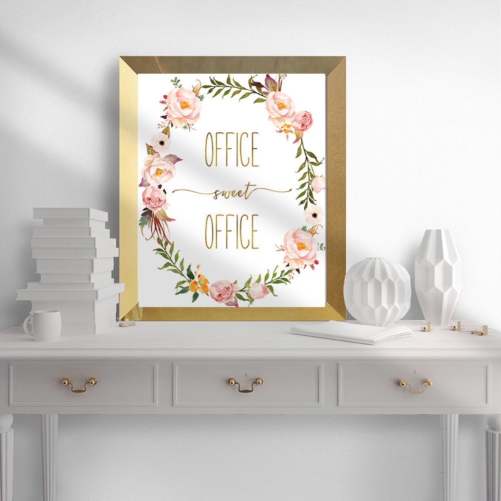 Office Sweet Office Art Print Office Decor Office Decor - Etsy